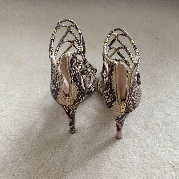 Aldo | Shoes | Aldo Snake Print Heels | Poshmark